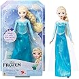 Amazon.com: Mattel Disney Frozen Toys, Singing Elsa Doll with Signature ...