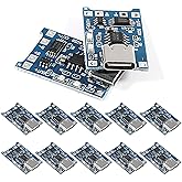Amazon.com: diymore 5pcs TP4056 Type-C USB 5V 1A Battery Charger Module ...