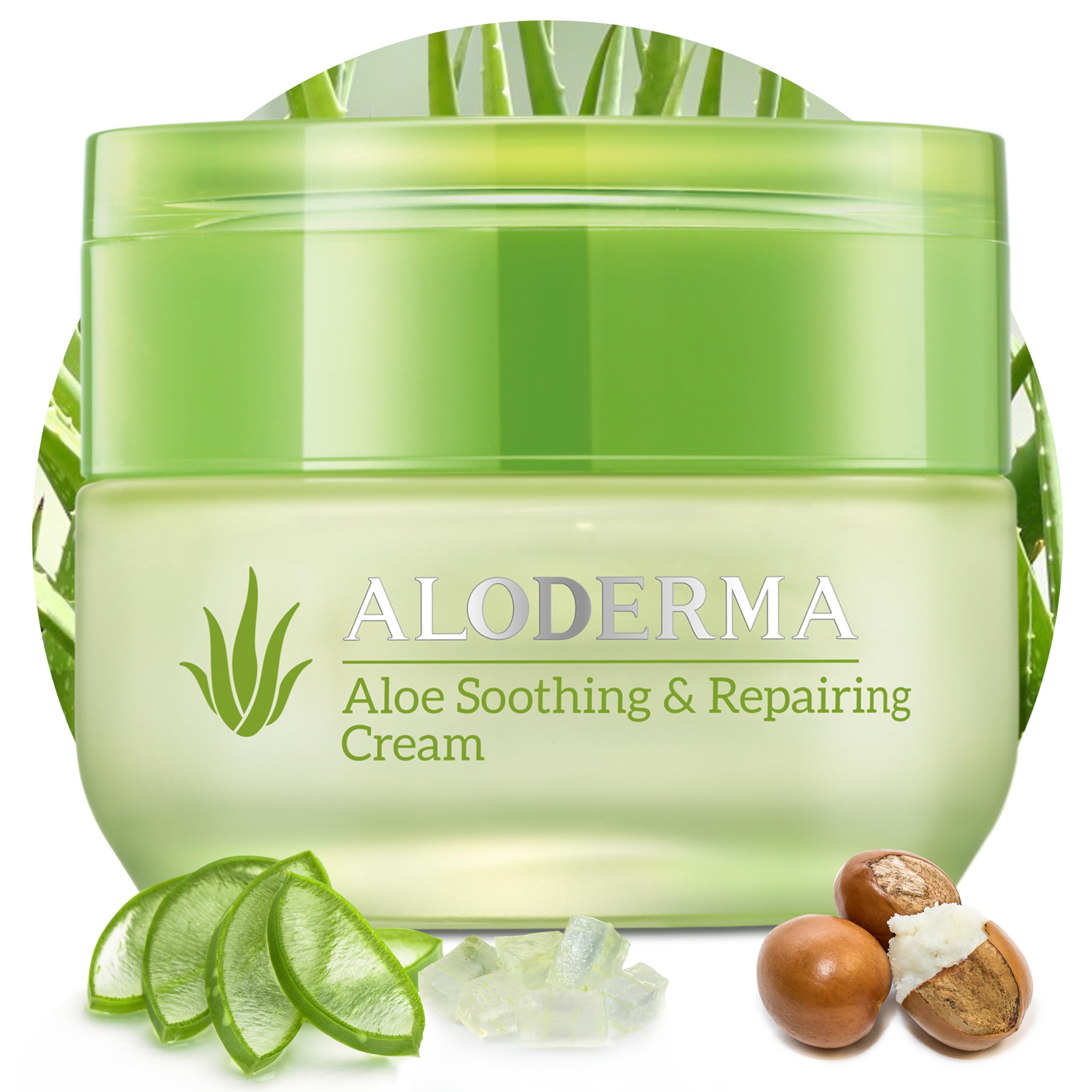 Mua Soothing Face Cream Made with 75% Organic Aloe Vera - Calming ...