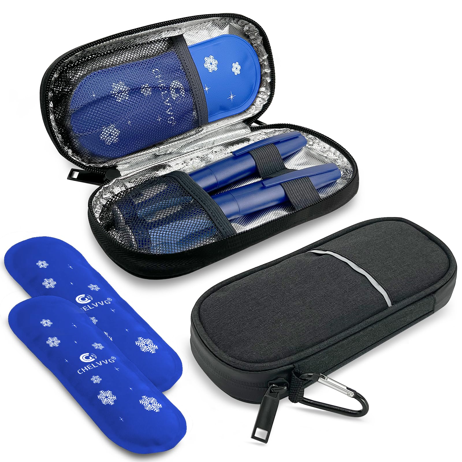 Mua Insulin Cooler Travel Case with 2 TSA Approved Ice Packs, Diabetic ...