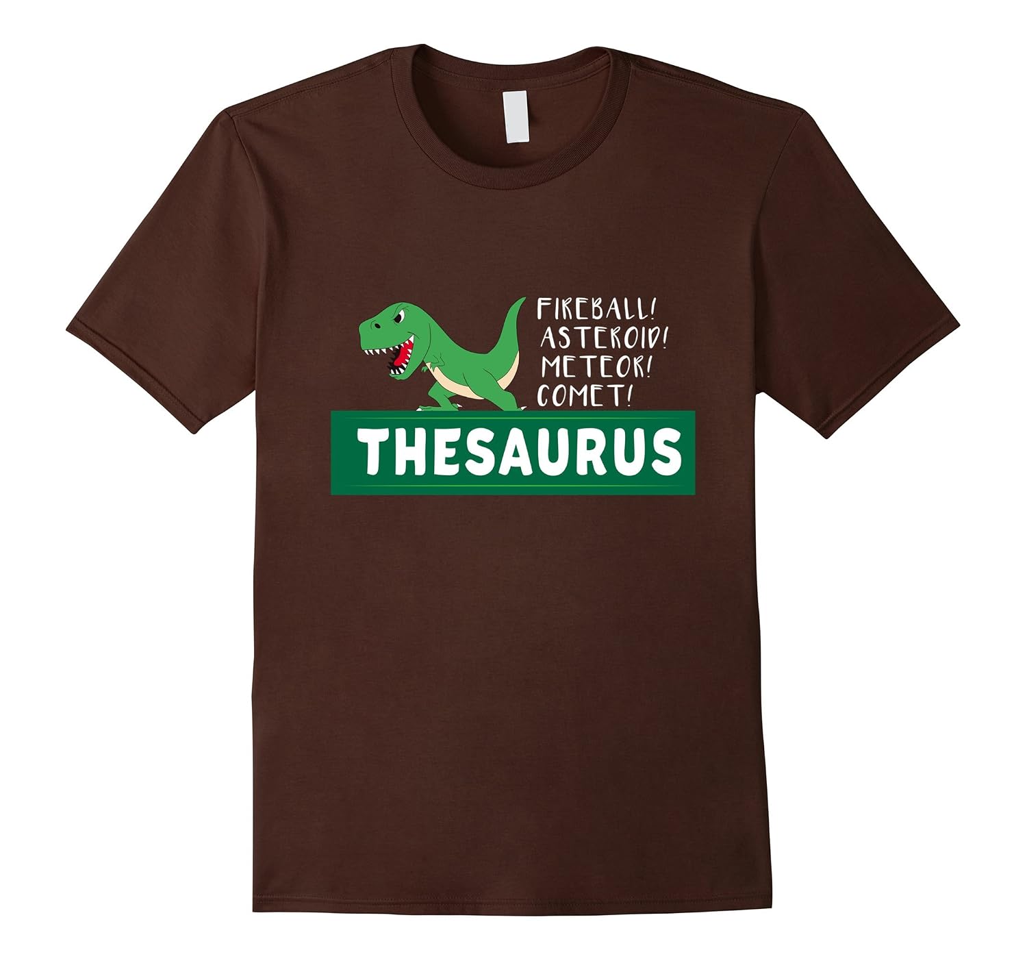 Thesaurus Punny Dinosaur T-Shirt-4LVS