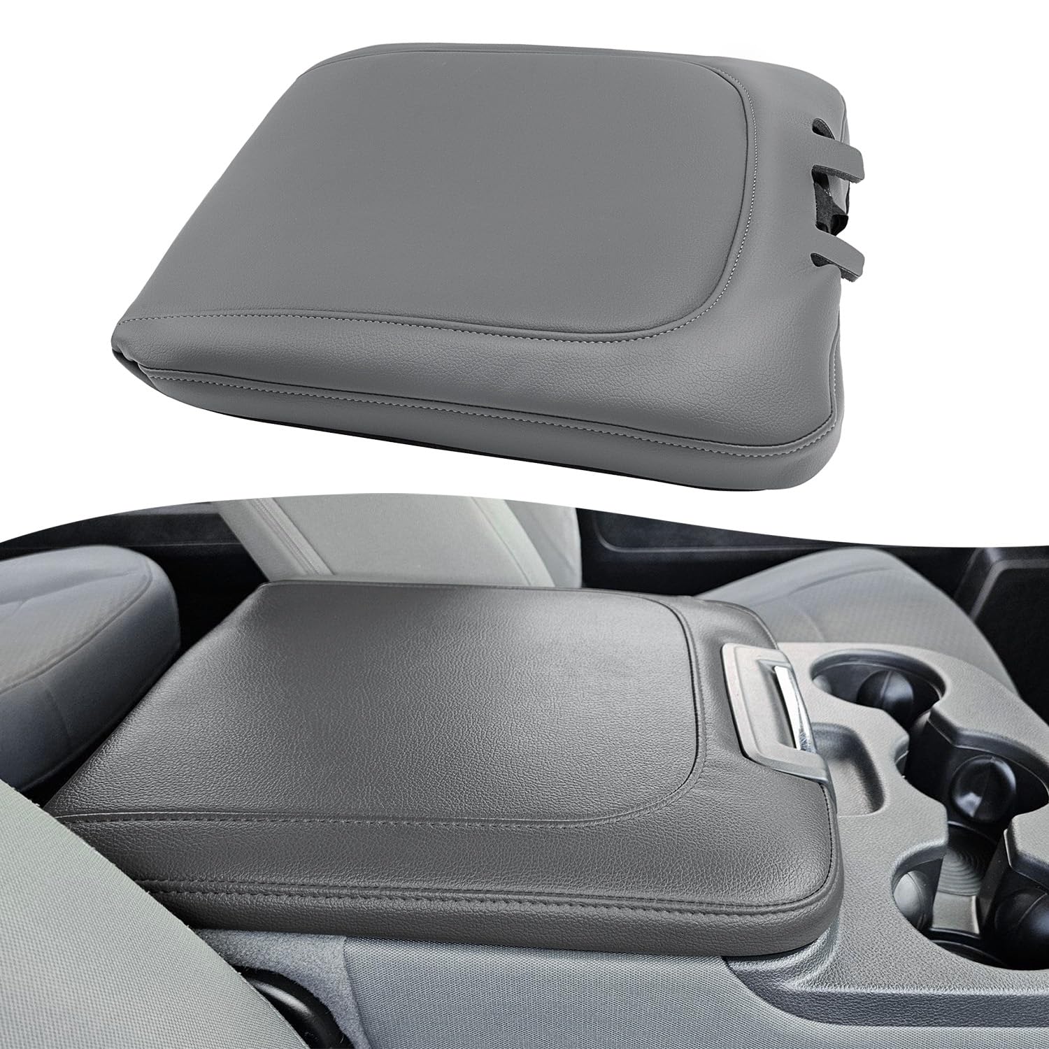 KBH Center Console Armrest Cover Replacement for 2013-2018 Ram 1500 ...