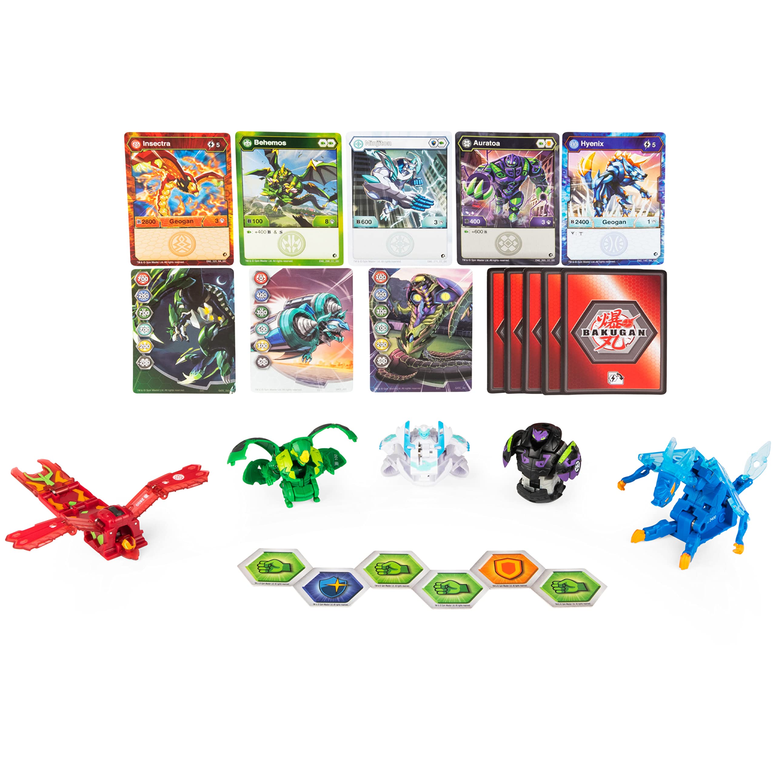 Mua Geogan Brawler 5-Pack, Exclusive Hyenix and Insectra Geogan and 3 ...
