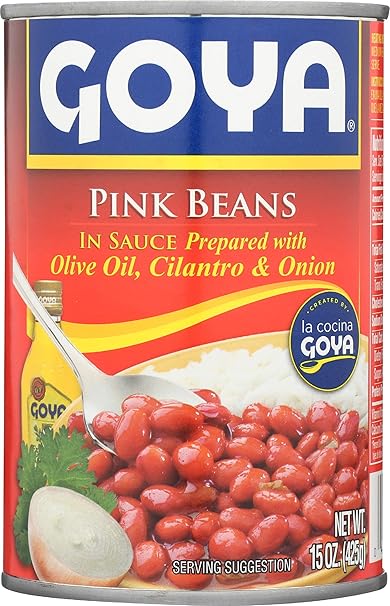 Goya Foods Pink Beans in Sauce, 15-Ounce: Amazon.com: Grocery & Gourmet ...