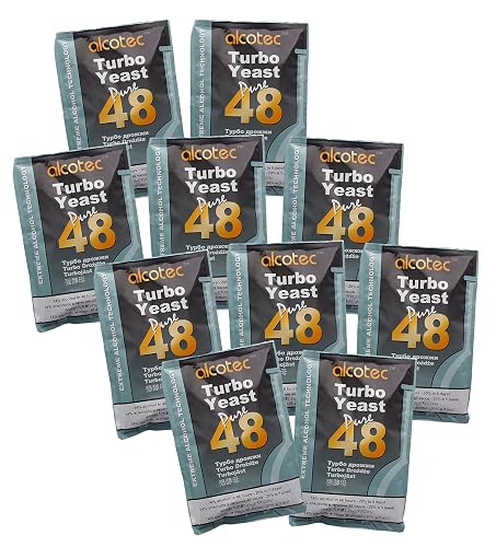Alcotec 48 Hour Turbo Yeast | Brewers Yeast Powder| Wine Yeast for Wine ...