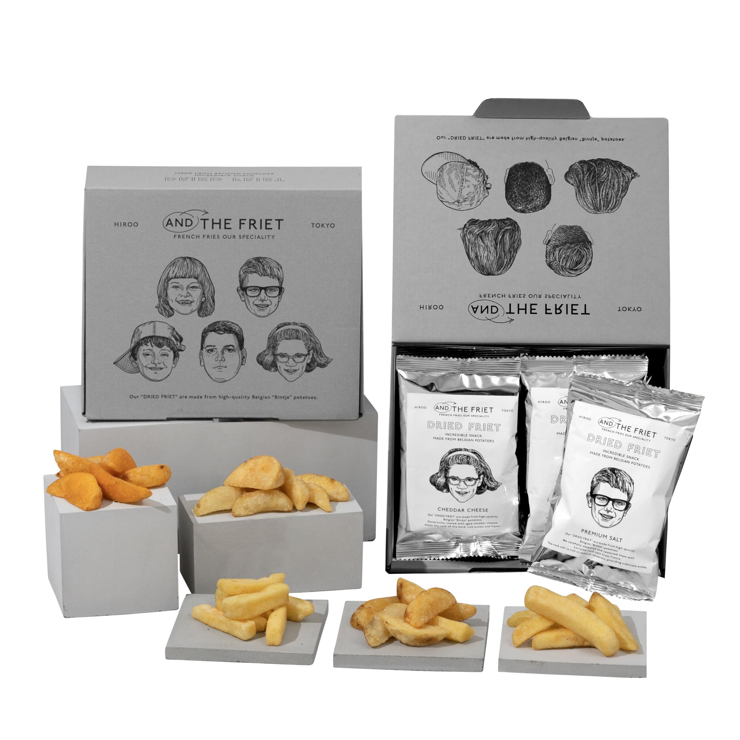 Mua Official: DRIED FRIET Mini 5 Pieces (And The Frits) Gift Box, Tokyo ...