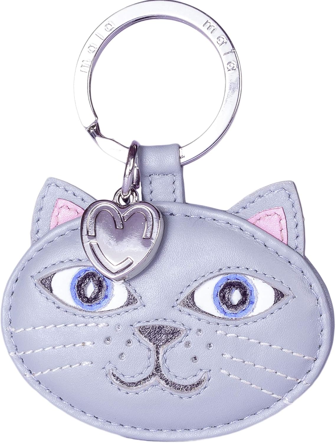 PAWPALS Premium Leather Cat Keyring by Mala Leather (Lola The Cat ...