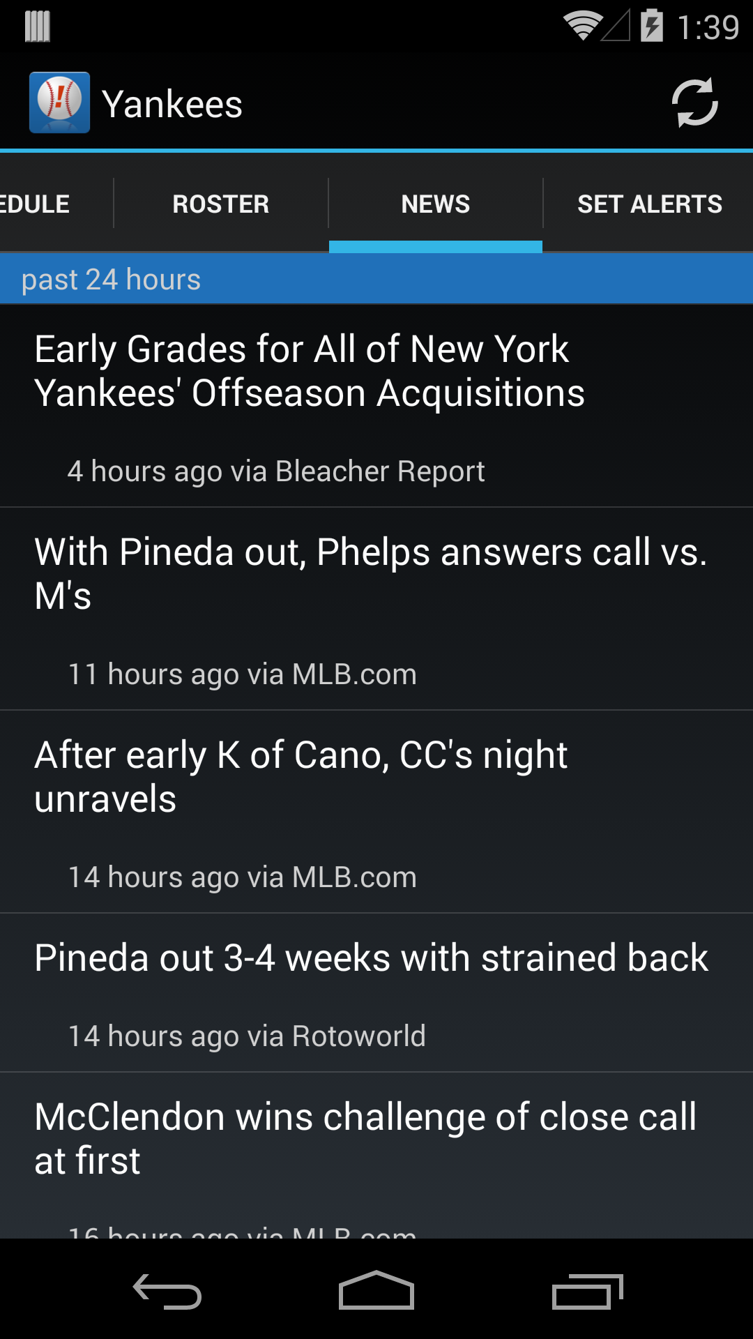 Sports Alerts - MLB edition:Amazon.co.uk:Appstore for Android