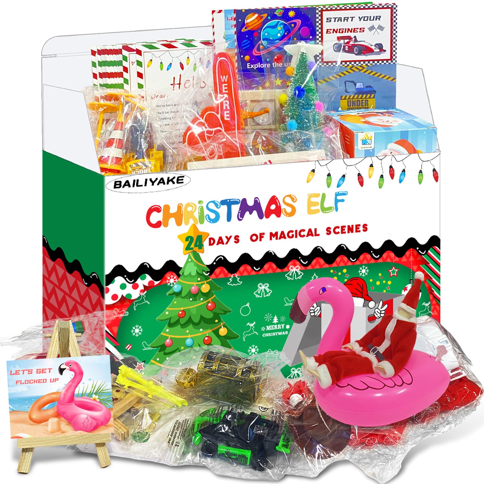 24 day Elf Christmas Kit,Christmas Elf Countdown Kit,Christmas Elf ...