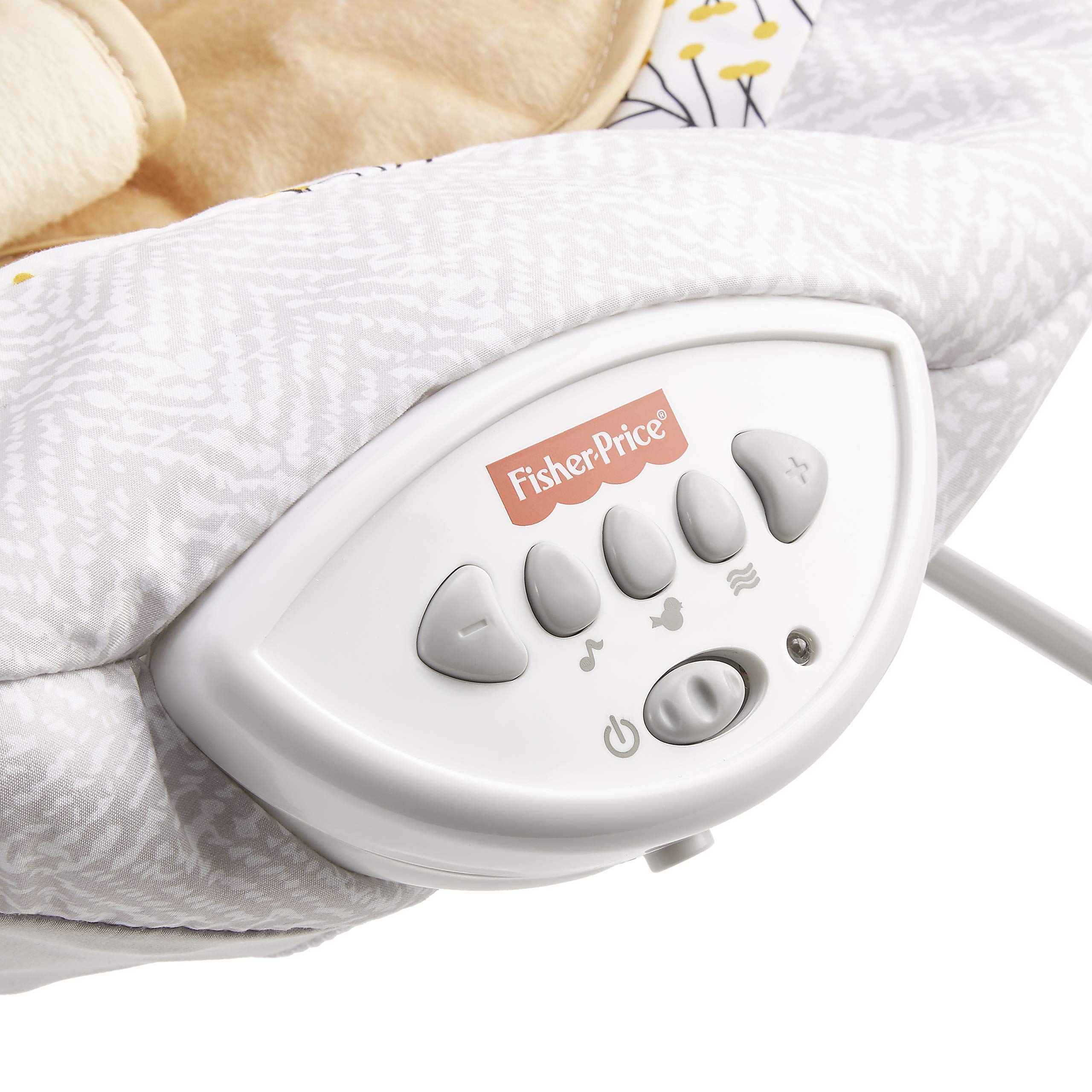 Fisher-Price Fawn Meadows Deluxe Bouncer, Soothing Infant Seat