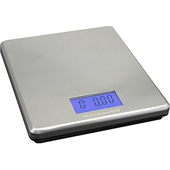 Amazon.com: KitchenAid Gourmet Stainless Steel Electronic Scale, 11 ...
