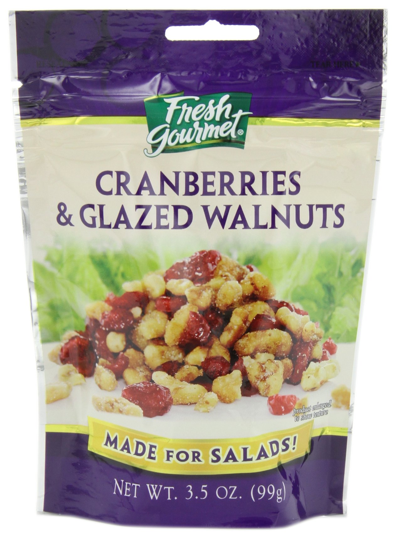 Amazon.com : Fresh Gourmet Pecan Pieces, Honey Roasted, 3.5 Ounce ...