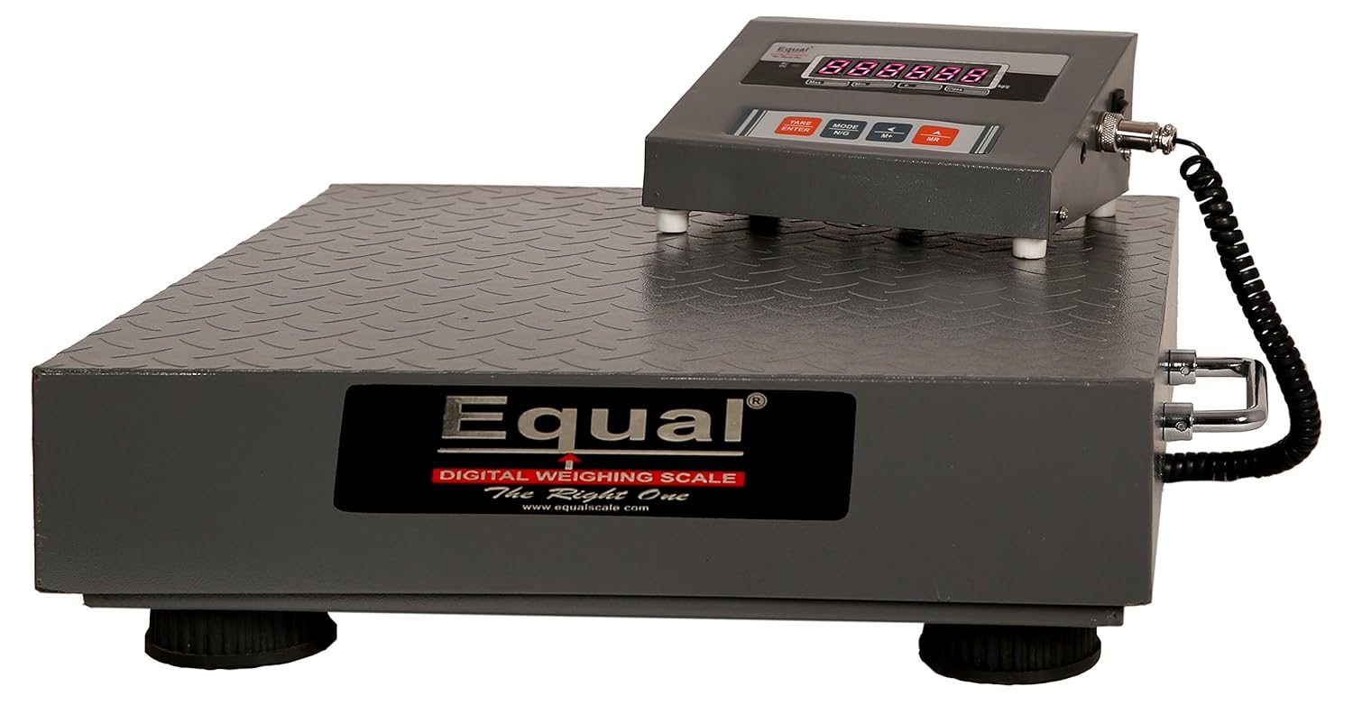 EQUAL Digital Weighing Home Scale, EIWS - 10, 100Kg, MS Platform, Red ...