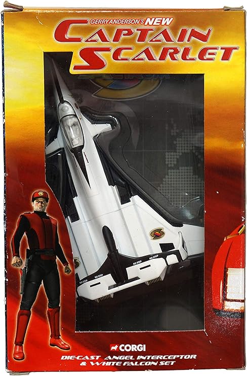 Captain Scarlet Angel Interceptor & White Falcon Set Corgi 1/36 Example ...