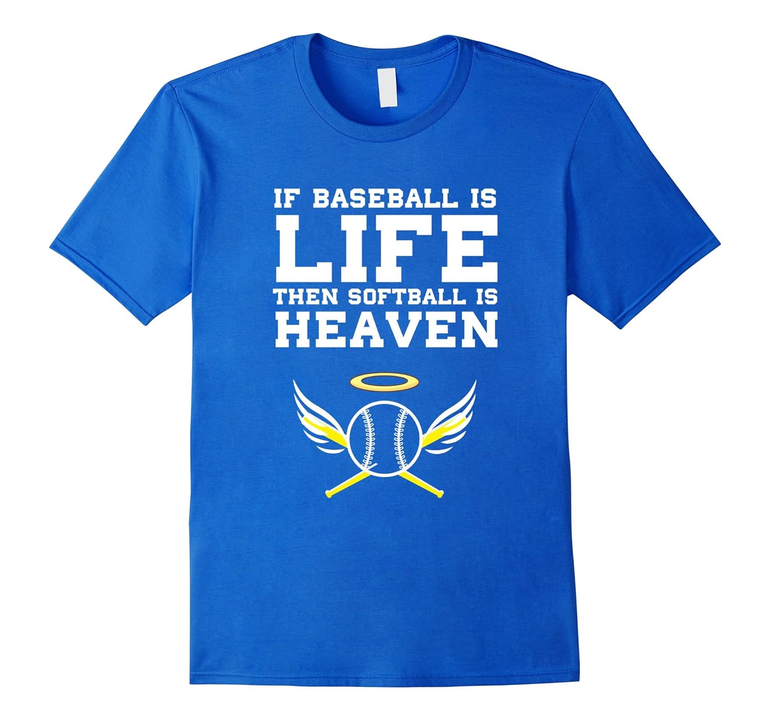 If Baseball Is Life Softball Is Heaven Sports Lover Shirt-Art – Artvinatee