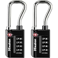 Amazon.com: Master Lock Pack of 2 Set Your Own Combination TSA Approved ...