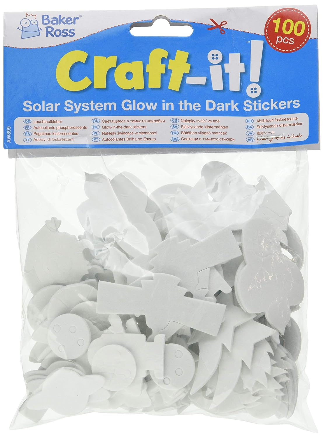 Baker Ross Solar System Stickers (Pack of 100) – Creative Activities ...