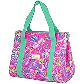 Amazon.com: Lilly Pulitzer Cute Lunch Bag for Women, Large Capacity ...