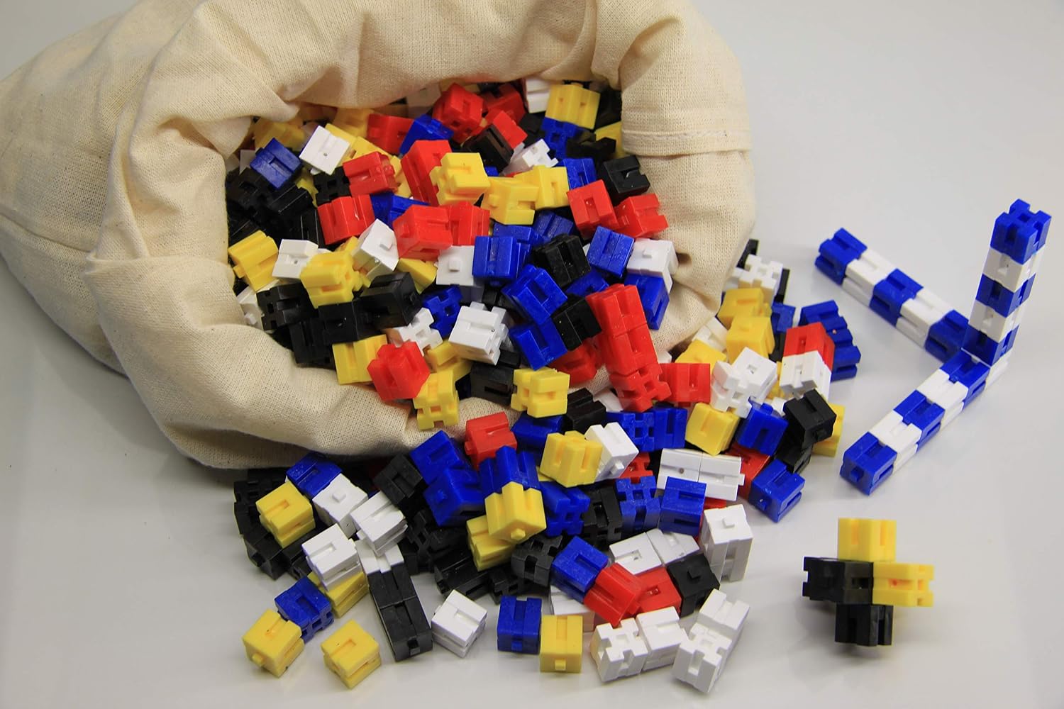 WISSNER active learning Interlocking Weight Cubes, 1000 Cubes 1 x 1 cm ...