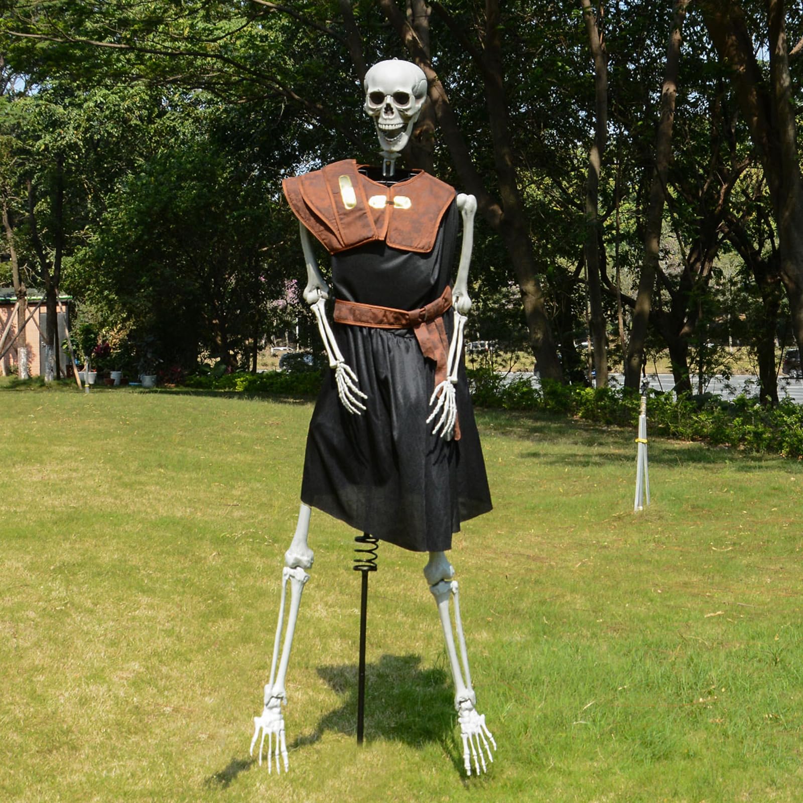 CrosCentury 70'' Inch Large Halloween Decorations Outdoor Scary Metal ...