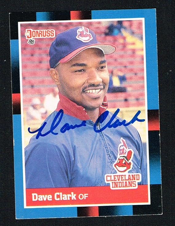 Dave Clark #473 signed autograph auto 1988 Donruss Baseball Trading ...