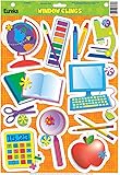 Amazon.com: Eureka Classroom Window Clings - Suzy's Zoo: Office Products