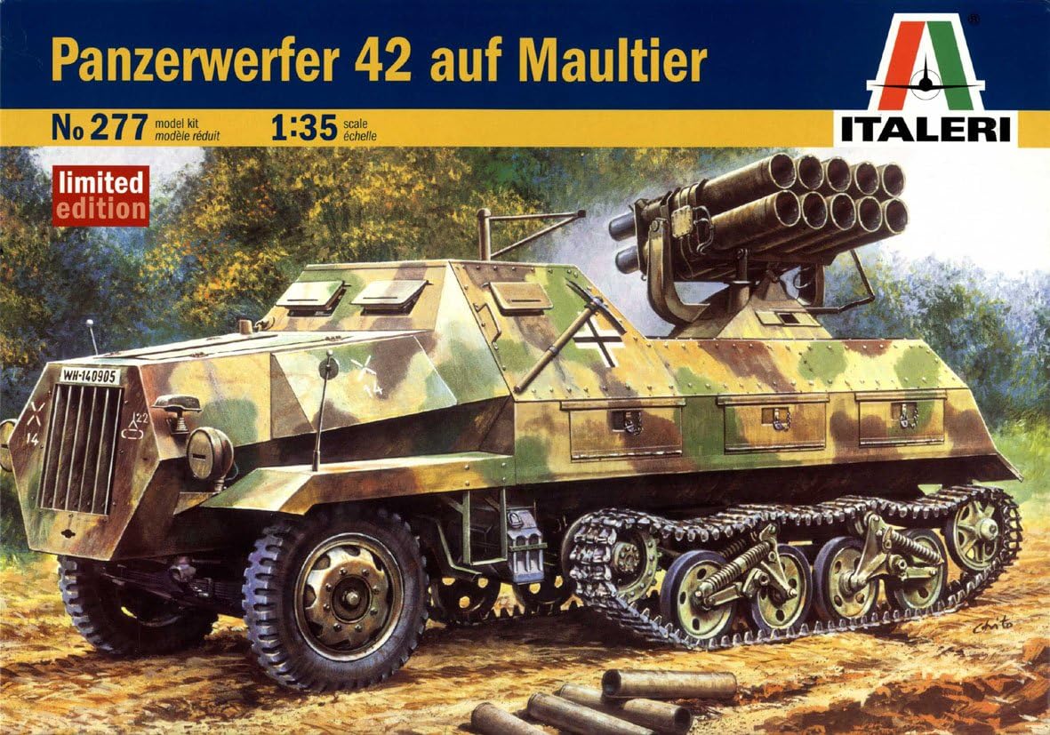 Amazon.com: SdKfz4 Maultier Halftrack 150mm Rocket Launcher Type 42 1/ ...