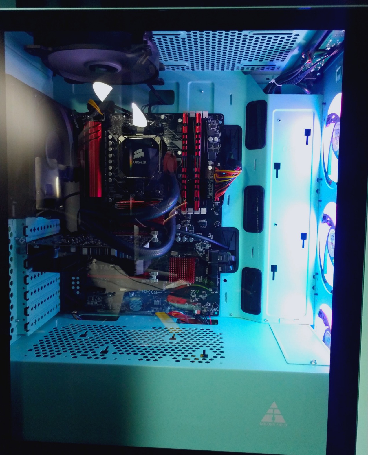 $19/mo - Finance GOLDEN FIELD MAGE-P Computer Case Gaming PC ATX/MATX ...