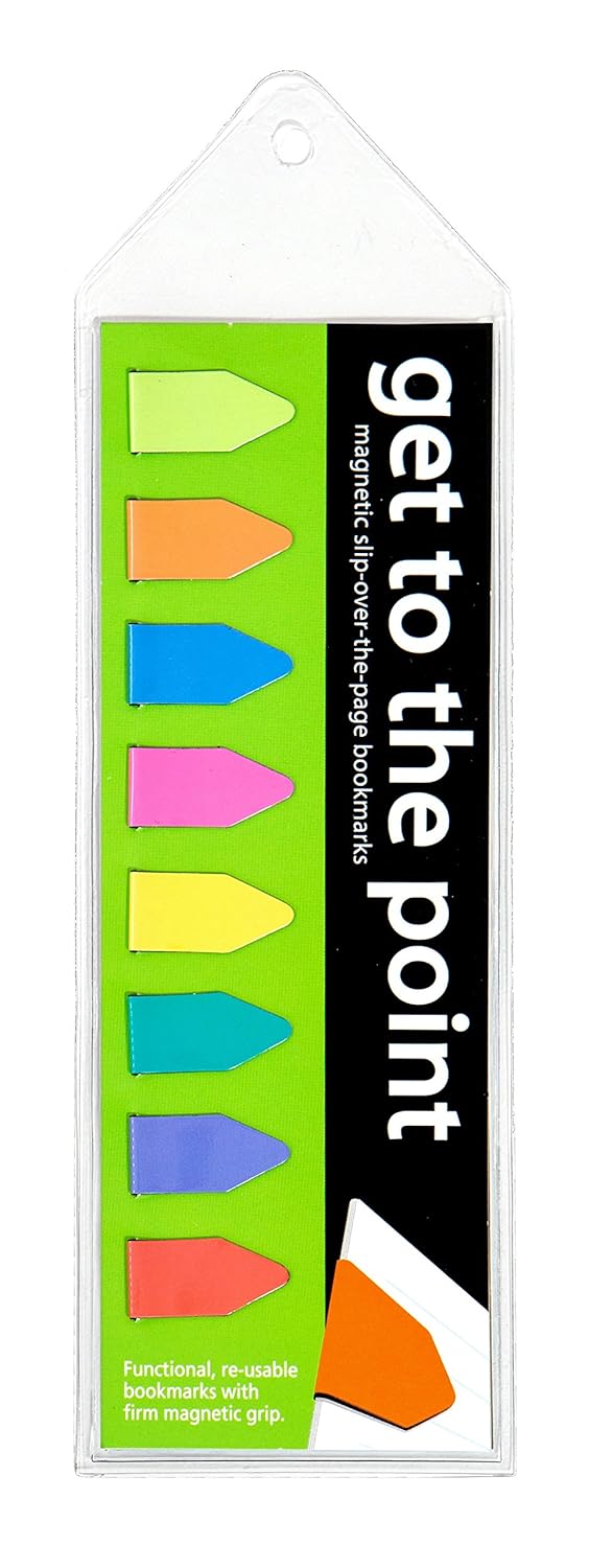 Amazon.com : Get to the Point - Magnetic Arrow bookmarks - NEON- Set of ...