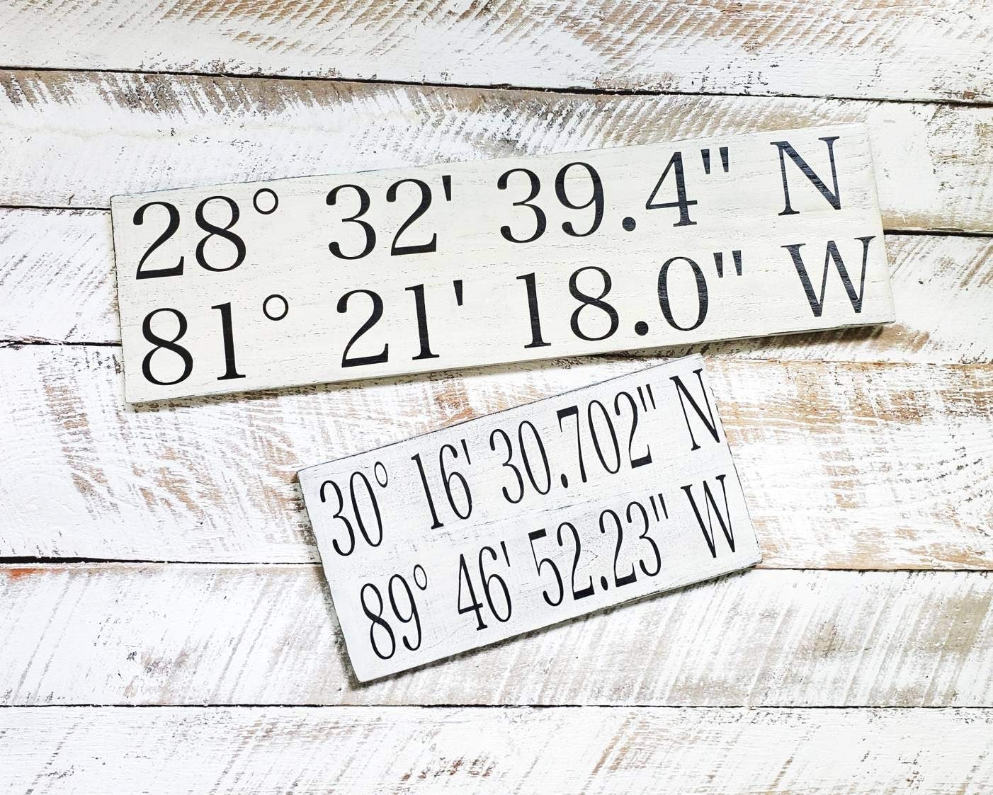 Amazon.com: Farmhouse Decor, Coordinates Sign, Rusitc Signs, Coordinate ...