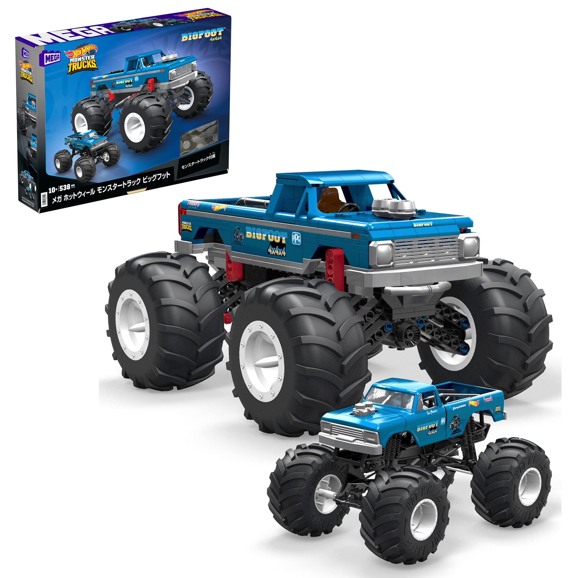 Mua Mega HHD20 Hot Wheels Monster Truck, Bigfoot, Block Set, Number of ...