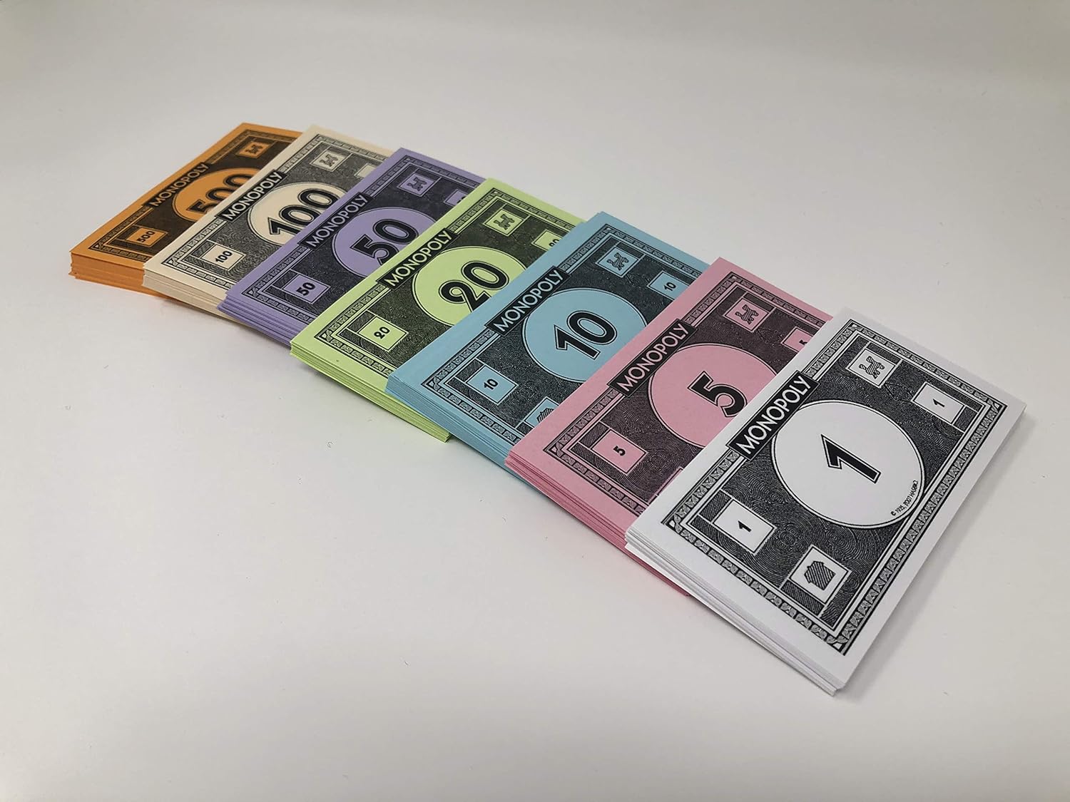 Hasbro Monopoly New Updated Color Money Currency