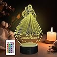 Attivolife Jesus 3D Illusion Night Light, Sacred Heart of Jesus LED ...