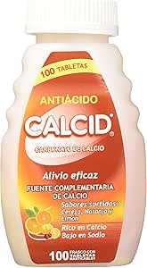 Calcid Antiácido, Surtido, 100 Pastillas: Amazon.com.mx: Salud y ...