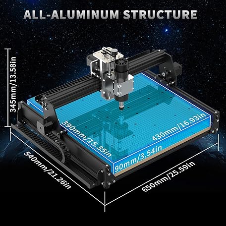Mua 500W CNC Router Machine, MYSWEETY 4540 CNC Wood Router 3 Axis Metal ...