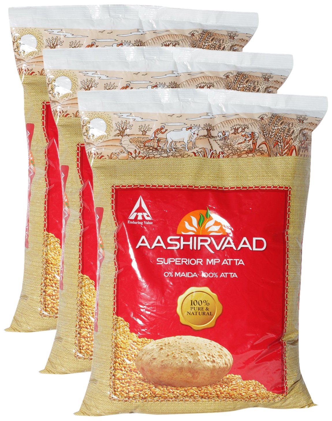 Big Bazaar Combo - Aashirvaad Atta Whole Wheat, 2Kg (Buy 2 Get 1, 3 Pieces) Promo Pack: Amazon ...