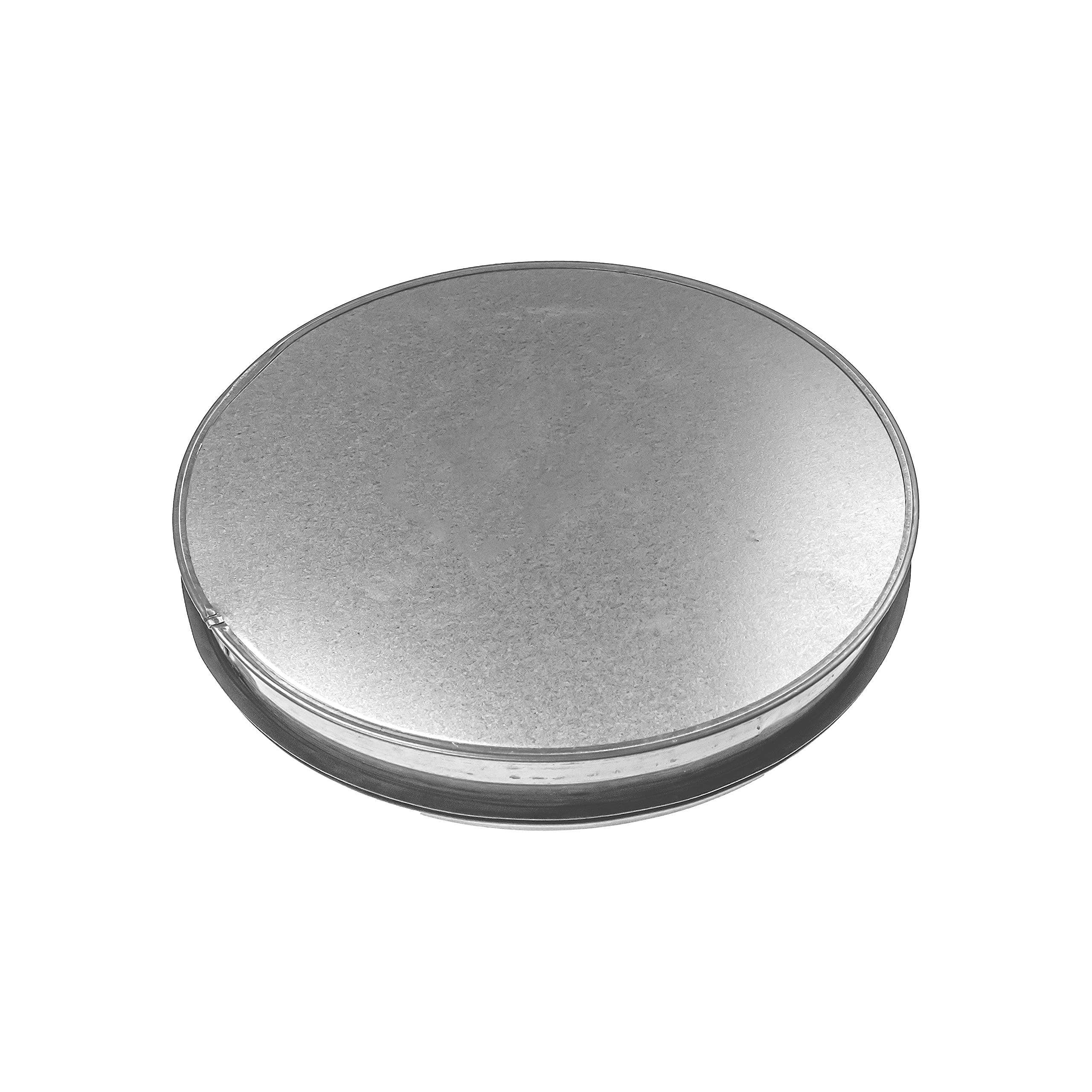 HVAC OV Galvanized Metal Duct End Cap - 10 Inch With Rubber Gasket For ...