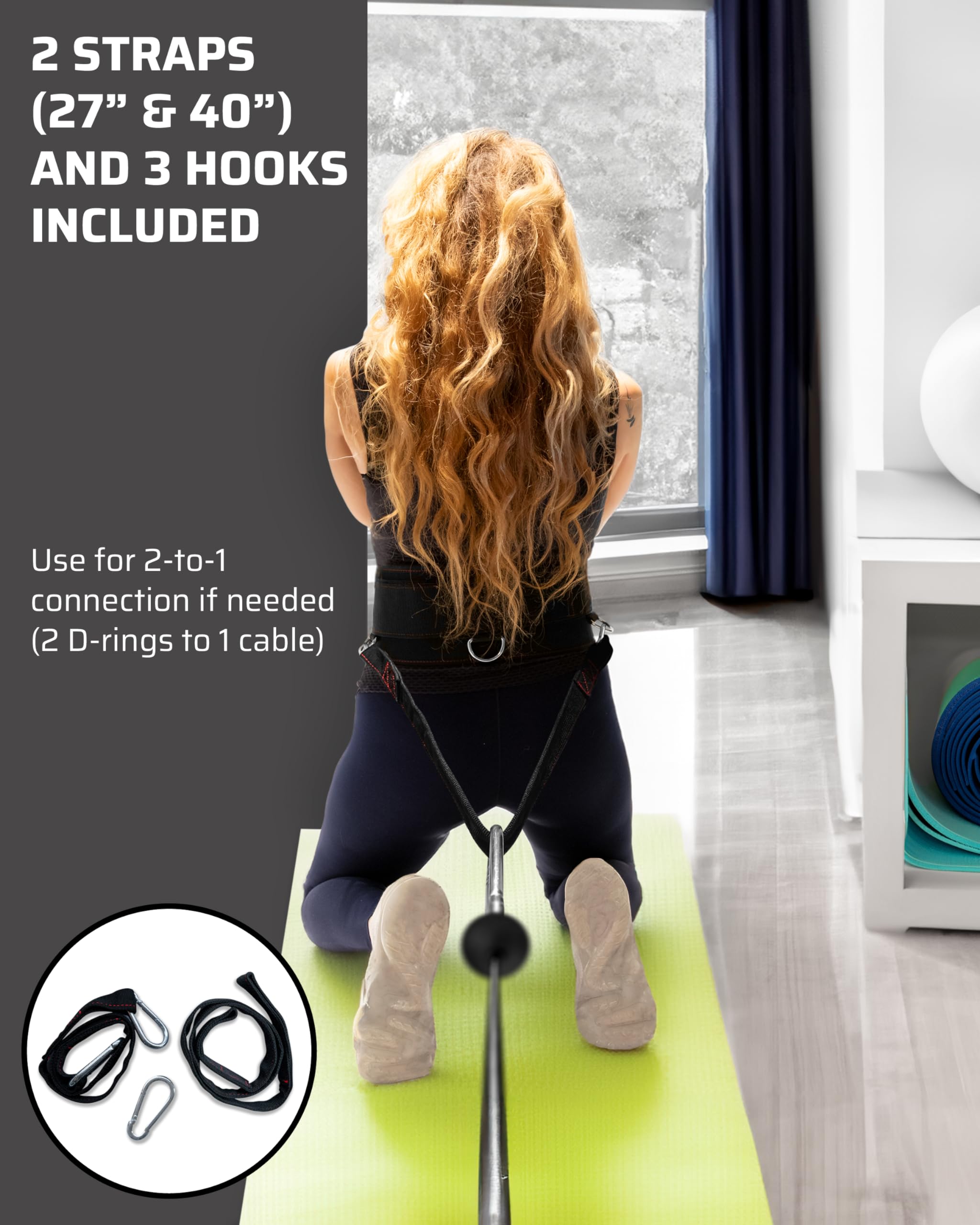 Mua Multi-Attachment Belt for Cable Machine and Smart Home Gym Squats ...
