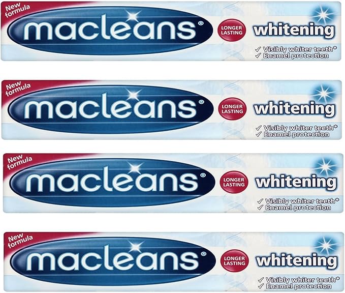 Macleans Whitening Toothpaste 100ml (Pack of 4): Amazon.co.uk: Health ...