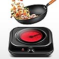 Amazon.com: Electric Stove Top Infrared Burner, Portable Cooktop, Hot ...