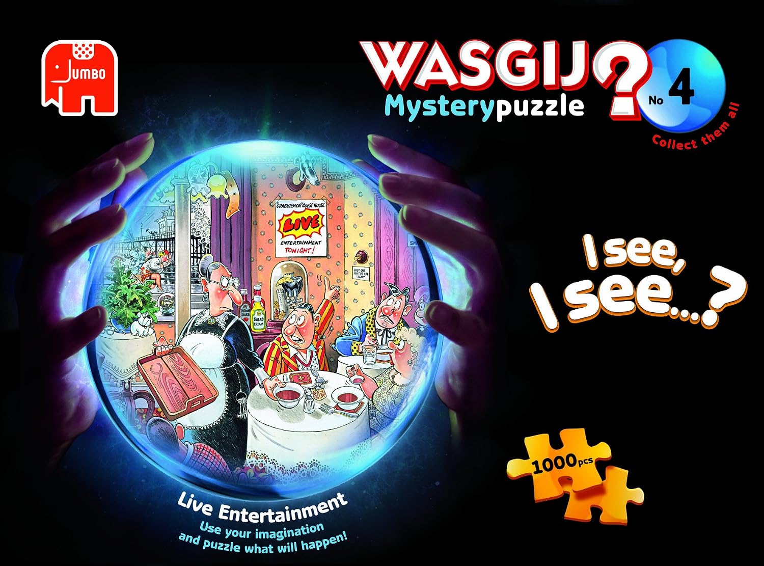 Wasgij Mystery 4 – Live Entertainment 1000 Piece Jigsaw Puzzle – BigaMart
