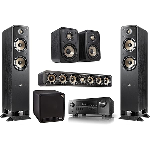 Polk Dolby Atmos Home Theater System Bundle With Denon Avr-S570Bt at ...