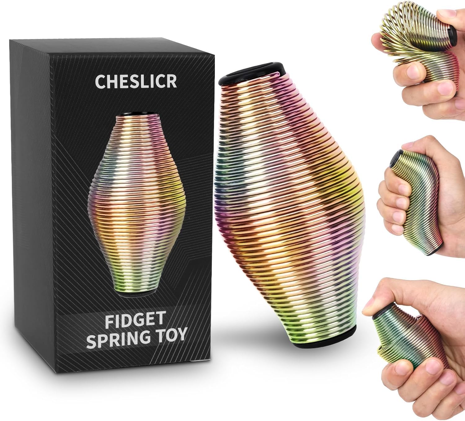 Metal Fidget Spring Toys Adults, Easter Basket Stuffers Filler Gift for ...