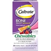 Amazon.com: Caltrate Chewables 600 +D3 Plus Minerals Calcium and ...