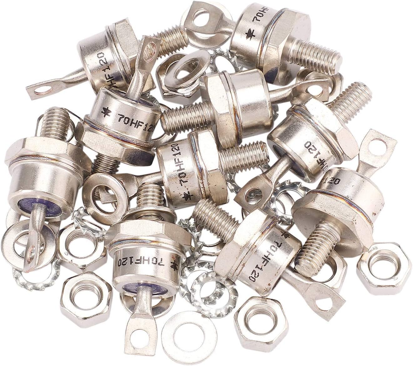 WXQ-XQ 10Pcs Rotating Diode for 70HF120 Generator IR Inlet Type Spiral ...