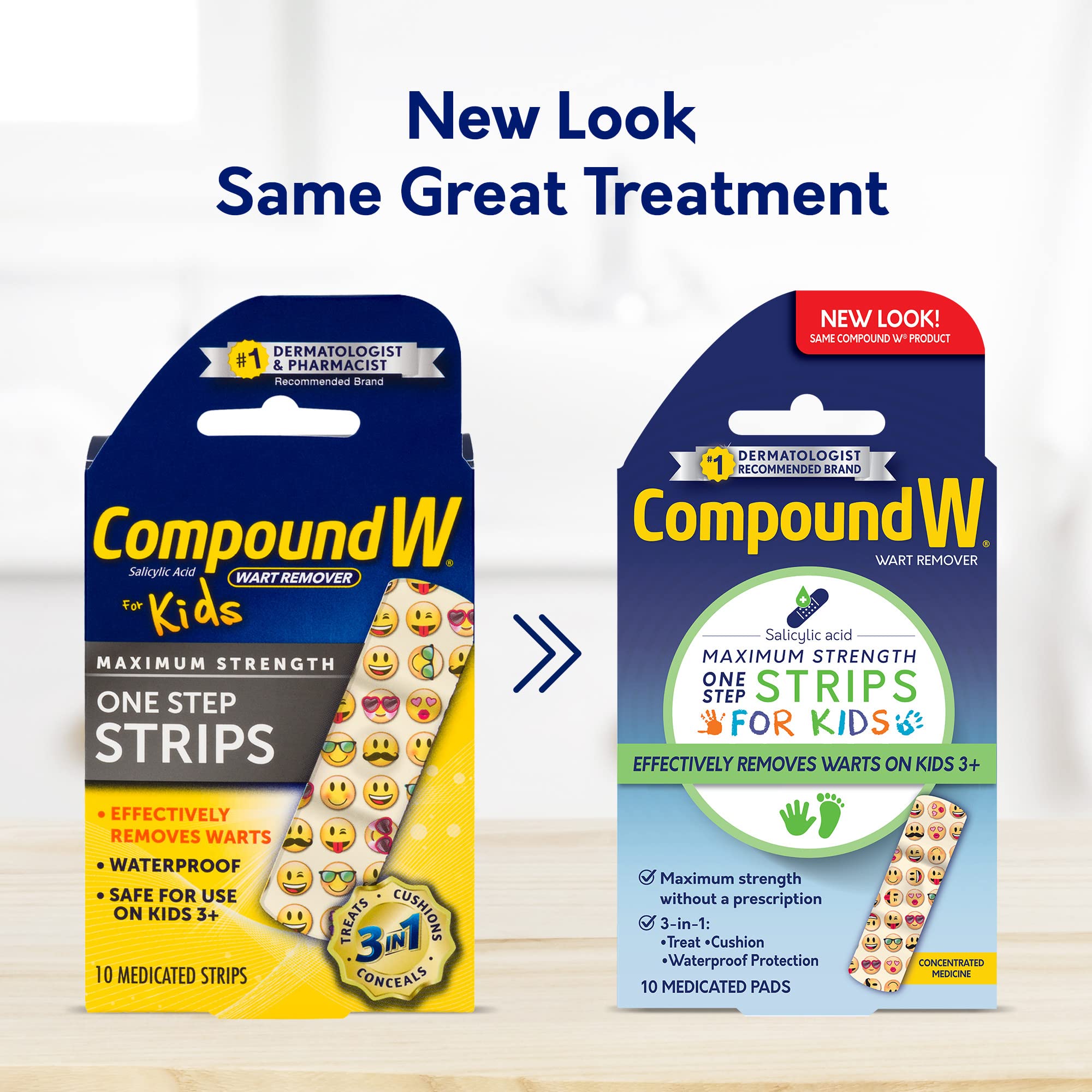 Mua Compound W One Step Wart Remover Strips for Kids, 10 Medicated ...