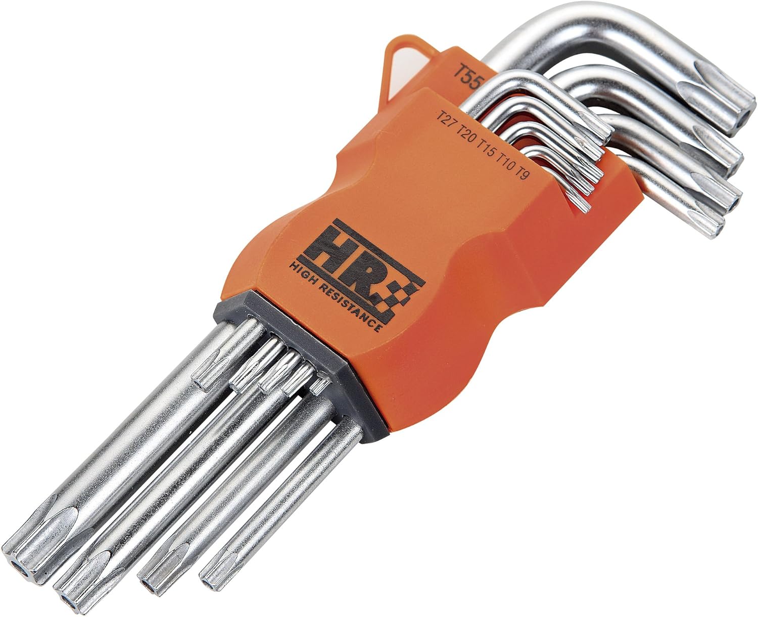 HR 170615 Set of 9 Large Torx Keys, High-Resistance, Steel Chrome ...