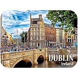Amazon.com: Dublin Ireland Travel Stamp Design - Flexible Magnet for ...