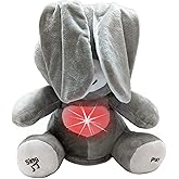 Amazon.com: Bo Toys Cute Peek-a-Boo Teddy Bear Animated Stuffed Plush ...