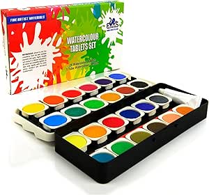 Amazon.com: Watercolor Paint Set - The Best Artist Kit of 24-Color ...